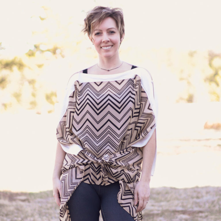 Deborah J Sews | Convertible Chiffon Poncho • Deborah J Sews