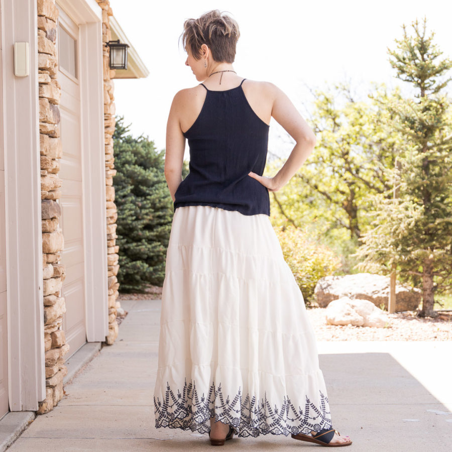 Deborah J Sews | Tiered Maxi, Now With More Skirt • Deborah J Sews