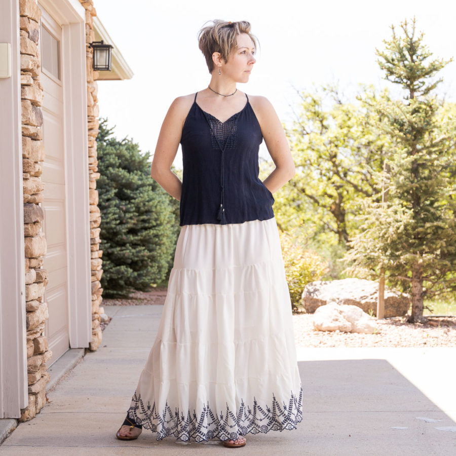 Deborah J Sews | Tiered Maxi, Now With More Skirt • Deborah J Sews