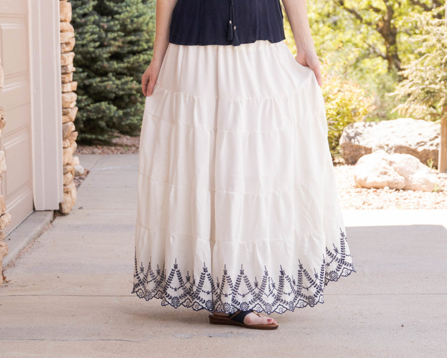 Deborah J Sews | Tiered Maxi, Now With More Skirt • Deborah J Sews